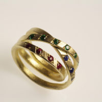 l' anello ispirato al nodo del pescatore.Anelli fidanzamento